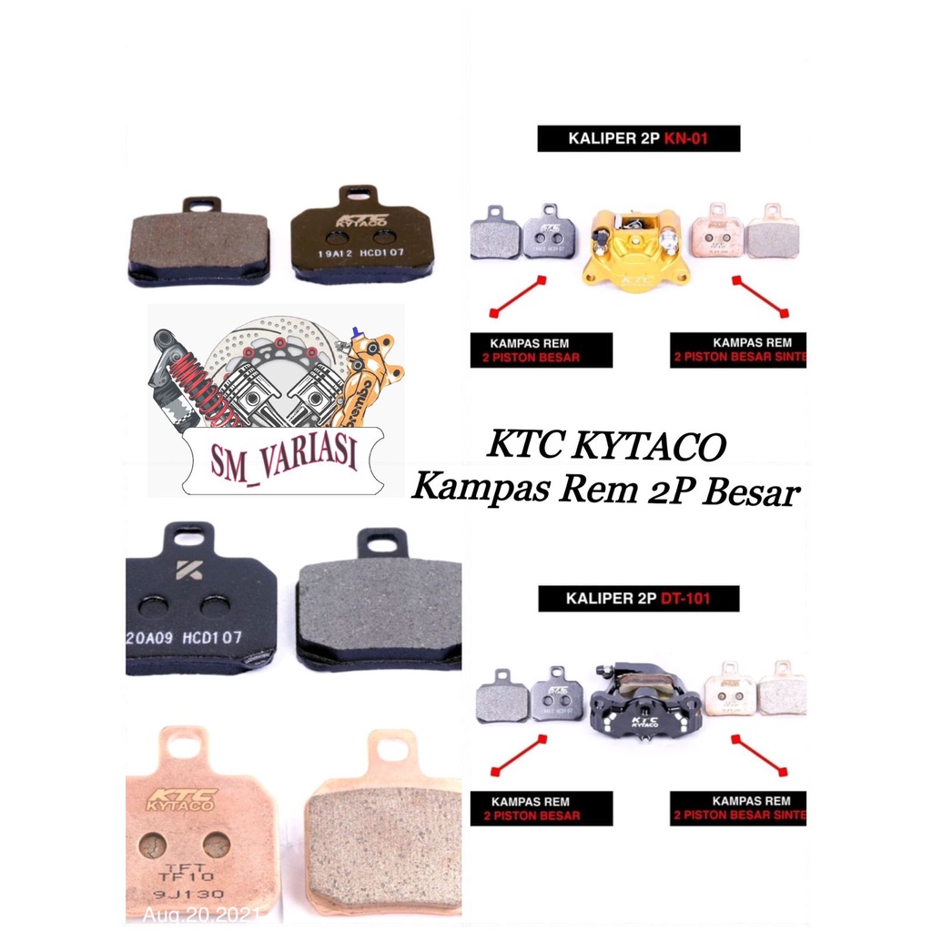 Jual Kampas Rem Dispacd Ktc Kytaco 2p Besar PAD2B | Shopee Indonesia