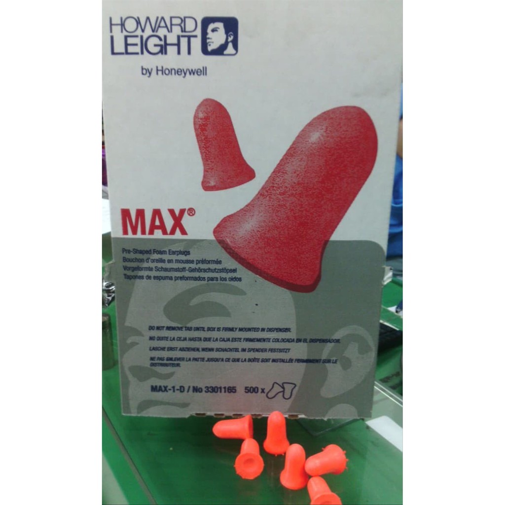 Jual EAR PLUG MAX 1D HOWARD isi 500pcs | Shopee Indonesia
