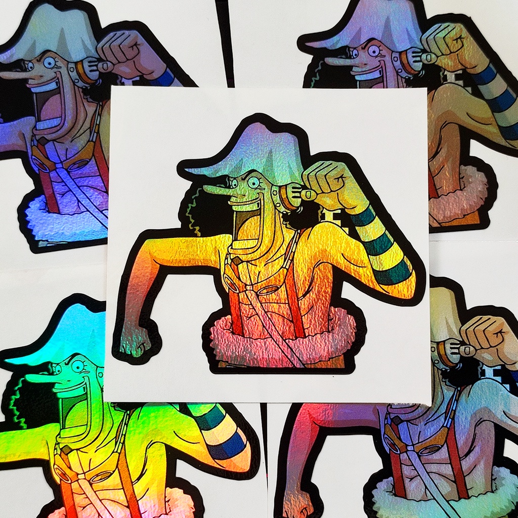 Jual STICKER STIKER HOLOGRAM ANIME - ONE PIECE USSOP - STIKER ANIME ...