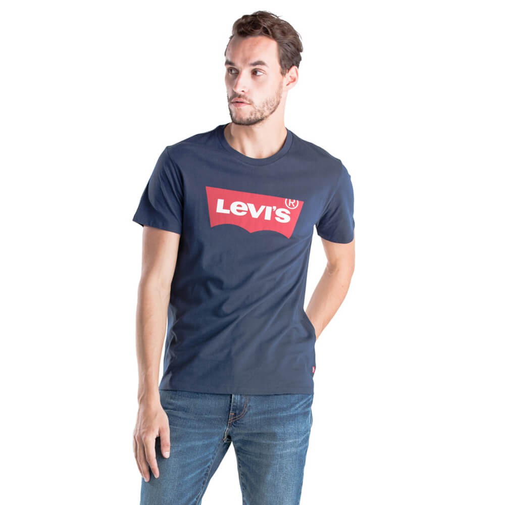 Jual Levi's Graphic Set In Neck Hm Graphic Dress Blues (17783-0139 ...