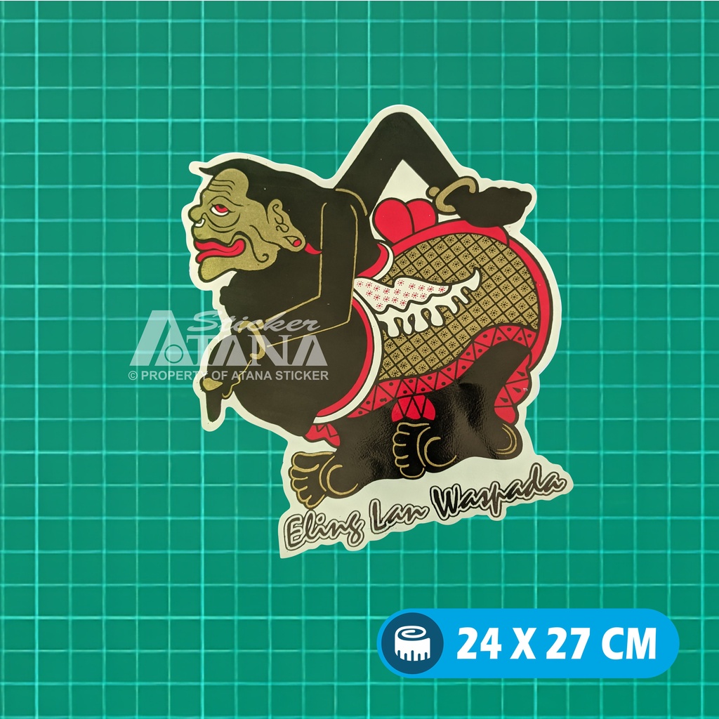 Jual Stiker Printing Semar Sticker Sablon Jumbo Besar Vinyl Graftac ...