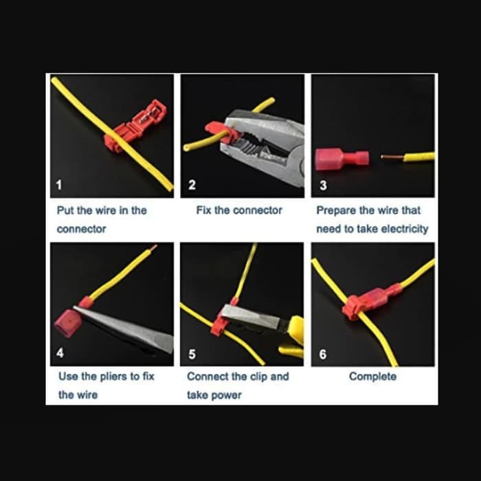 Jual Tap Connector - Scotch Lock T - Red - 22-18 AWG - 0.5-1 mm ...