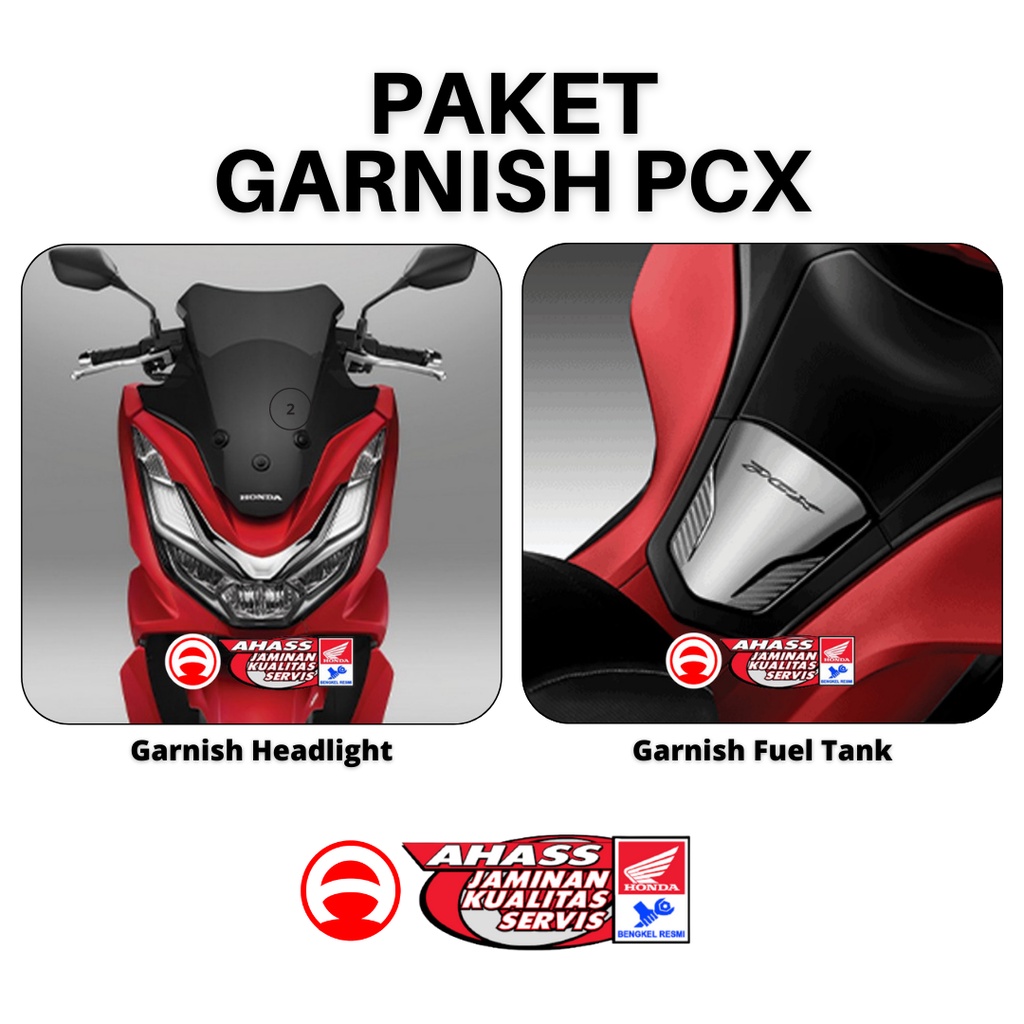 Jual Paket Garnish Headlight dan Fuel Tank All new Honda PCX 2022 2023 ...
