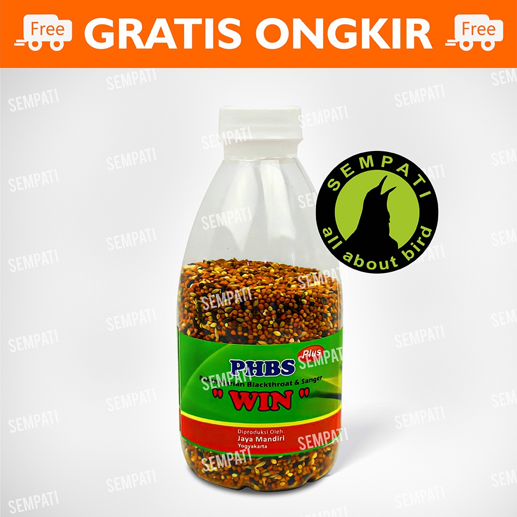 Jual PHBS PLUS KEMASAN BOTOL WIN JAYA MANDIRI PAKAN BURUNG BLACKTHROAT ...