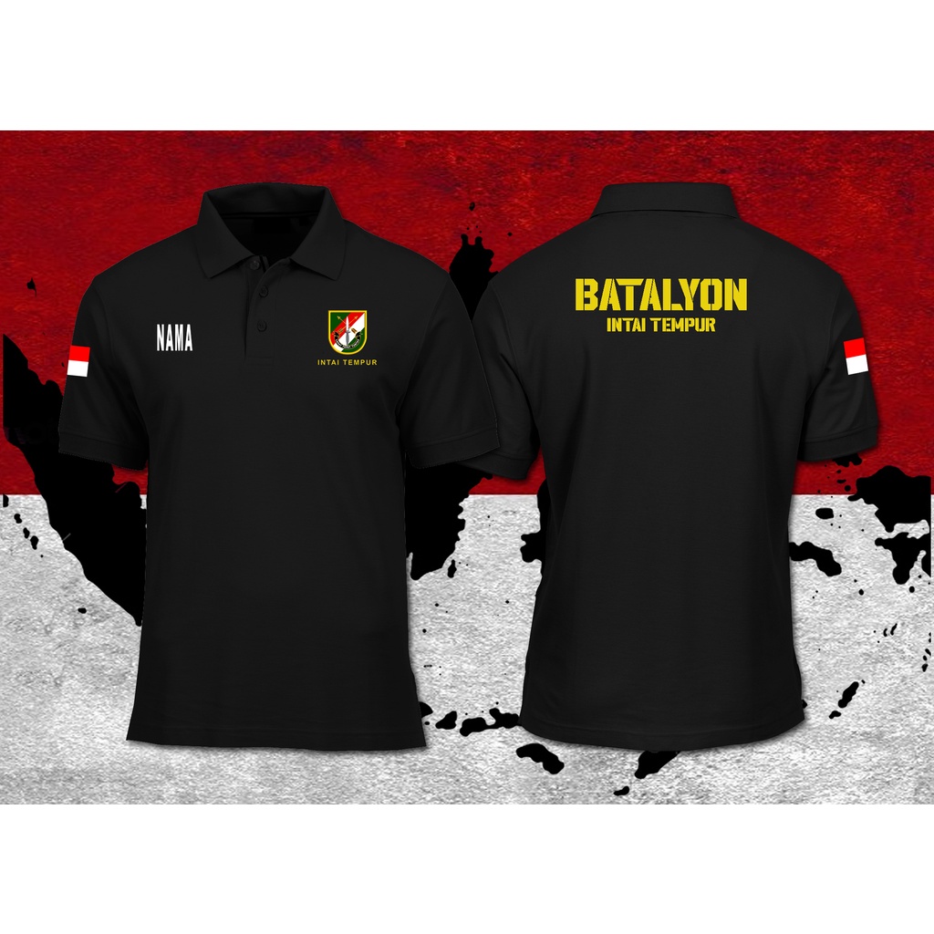 Jual KAOS POLO INTAI TEMPUR TNI AD / KAOS KERAH BATALYON INTAI TEMPUR ...