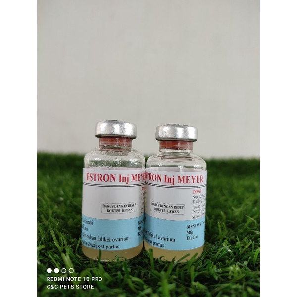 Jual Estron Injeksi Meyer 20 ml obat birahi untuk hewan peliharaan ...