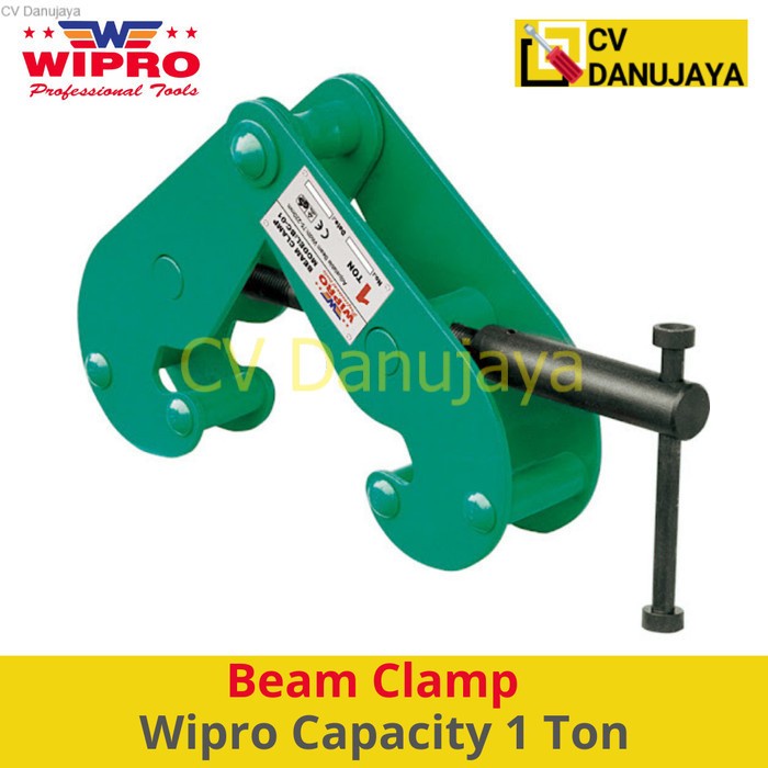 Jual Beam Clamp Klem Penjepit Balok Baja Besi Wipro Capacity Kapasitas ...