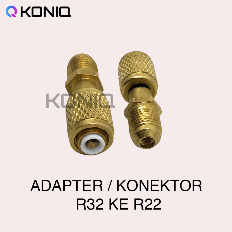 Jual ADAPTER NEPEL / SAMBUNGAN KONEKTOR CONNECTOR FREON R32 KE R22 | Shopee Indonesia