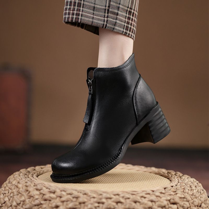 Jual Import Terlaris Nyaman Kulit Asli Sepatu Martin Boots Wanita Cewek ...