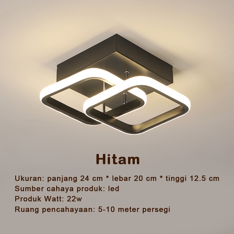 Jual Garansi 25W Lampu Plafon 3 Warna LED Ceiling Light Lampu Hias ...