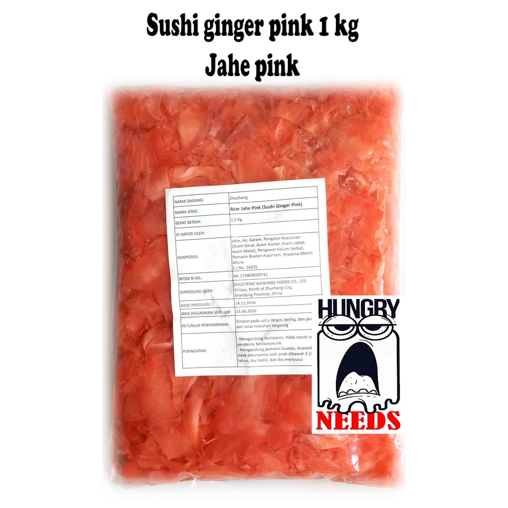 Jual SUSHI GARY / GINGER PINK 1 KG IMPORT / JAHE PINK UTK SUSHI ...
