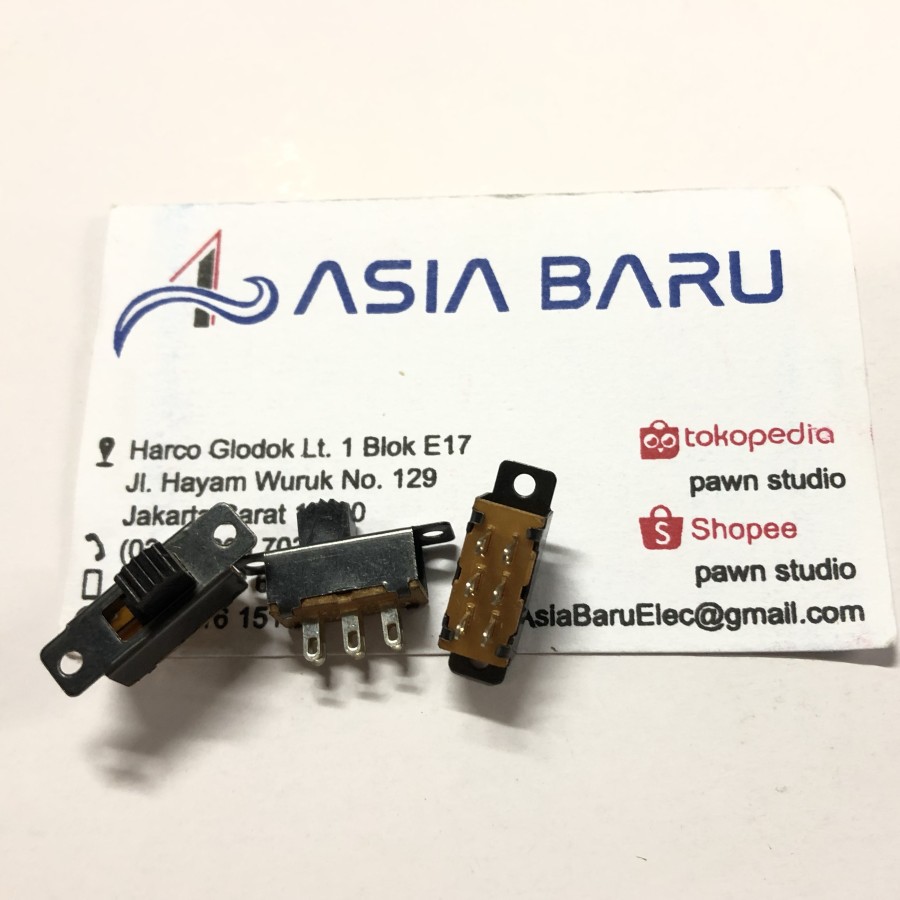 Jual Saklar switch geser on off 6 pin 6 kaki 6p 2x3 kecil | Shopee ...