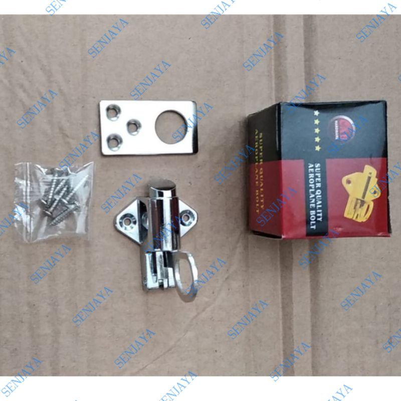 Jual Kunci jendela spring knife knip Grendel kodok bulat cab 909 ...