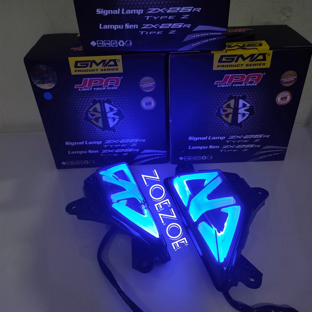 Jual LAMPU SEIN DEPAN ZX25R 2X-25R JPA ORIGINAL LAMPU LED SEN RETING JPA KAWASAKI ZX 25R FAIRING ...