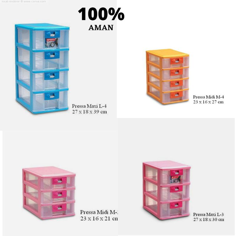 Jual laci mini / mini laci susun / container pressa maxi susun / lemari ...