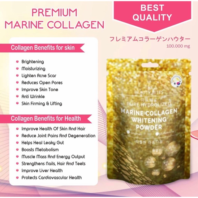 Jual Marine Collagen Glutathione DD (Double Dosis) 700gram | Shopee ...