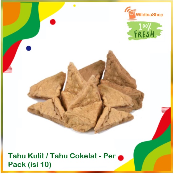Jual Tahu Kulit / Tahu Cokelat - Per Pack (isi 10) | Shopee Indonesia