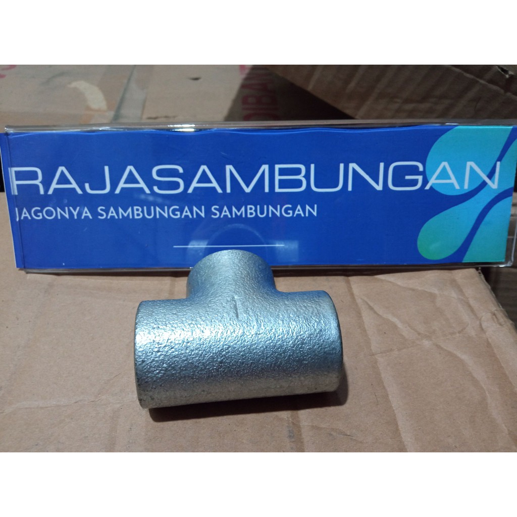 Jual TEE Besi 1 Inch Sambungan Pipa Paralon Cabang 3 T Ti Welding Las ...