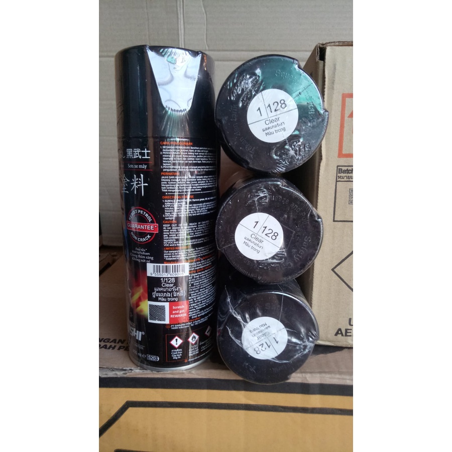 Jual Pilok pilox samurai clear 128 400ml pernis clear bening glossy ...