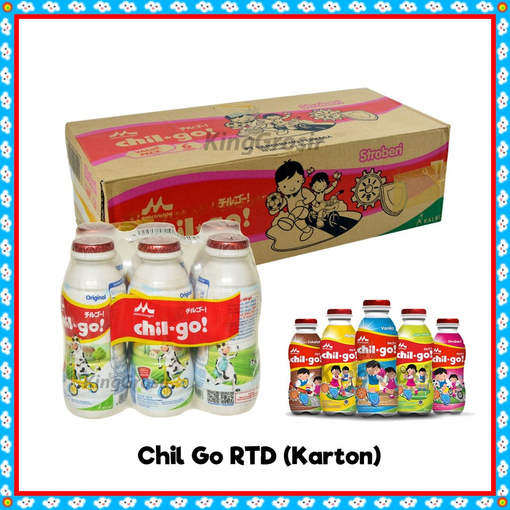 Jual Susu Chil Go UHT / RTD Kemasan KARTON Isi 6 pack (36botol) / Chil Go Susu Cair | Shopee ...