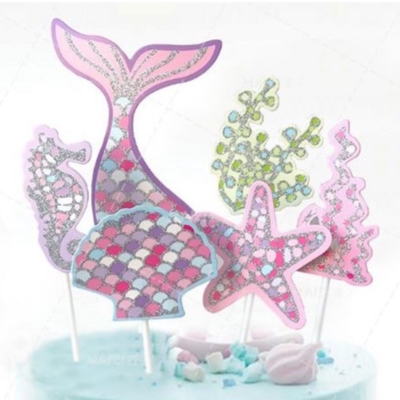 Jual Topper Mermaid Putri Duyung Hiasan Cake Kue Ulang Tahun Ultah ...