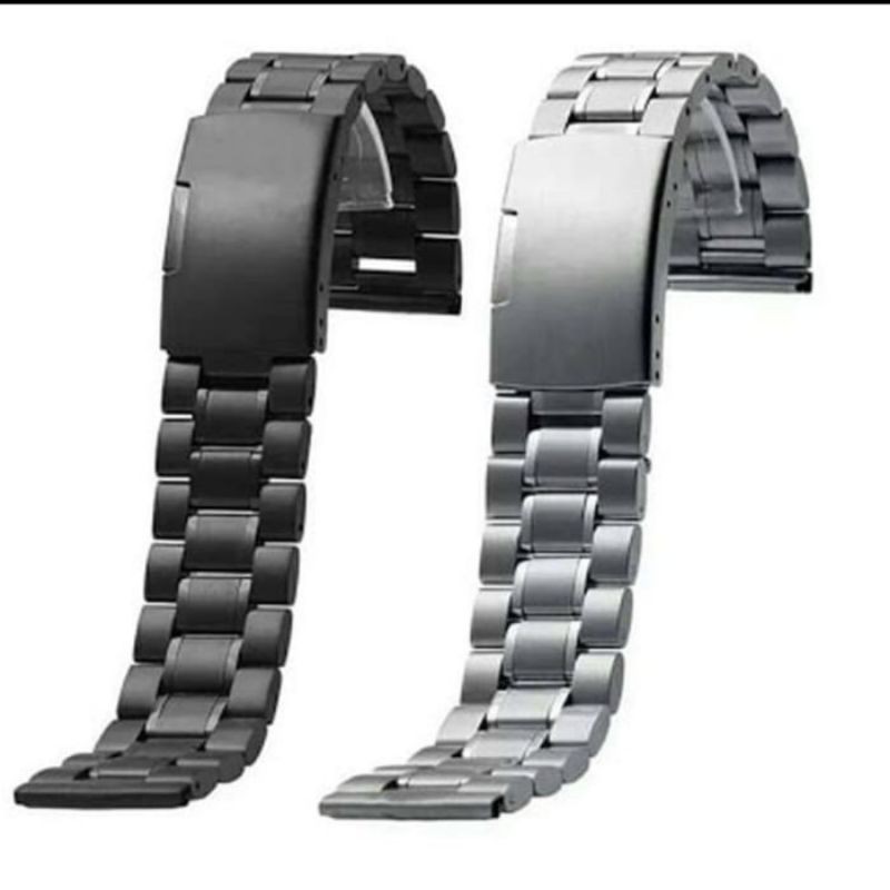 Jual Tali Strap Jam Tangan Pria Rantai Steel Universal Semua Strap Jam ...