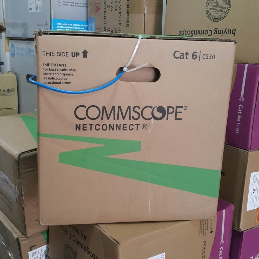 Jual KABEL COMMSCOPE CAT6 ORIGINAL CAT 6 | Shopee Indonesia
