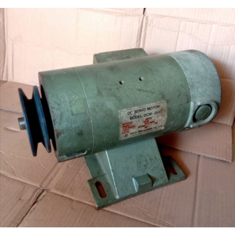 Jual DC Servo Motor 24V 1300rpm 13A Model DCM-31 Permanen magnet ...