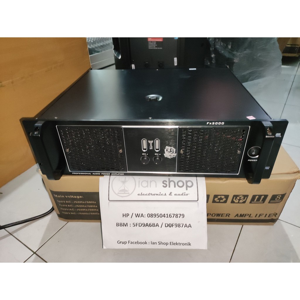 Jual Power BMA FX3000 Kelas H 1300 Watt 8 ohm Panel 3U Original ...