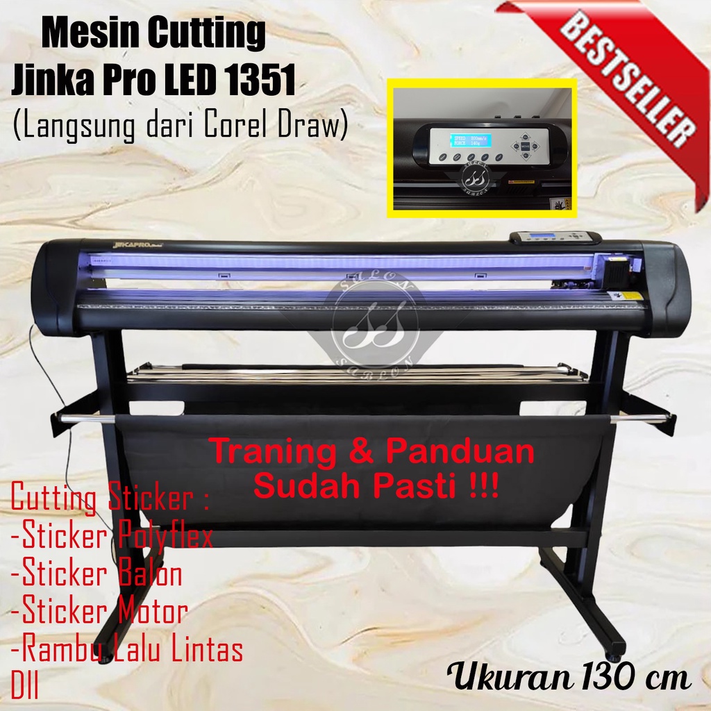 Jual Mesin Cutting Sticker XL PRO LED 1351 Ukuran 130cm Corel Draw ...