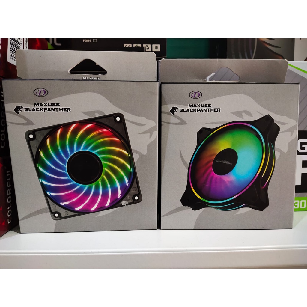 Jual Fan Case RGB Black Panther RGB Fan Casing Ukuran 12CM | Shopee ...