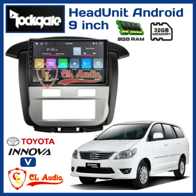 Jual Head Unit Android Rockgate 9 Inch OEM Toyota Innova 2012-2015 Type ...