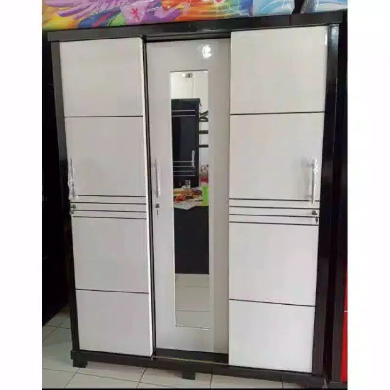 Jual lemari sliding murah bahan triplek | Shopee Indonesia