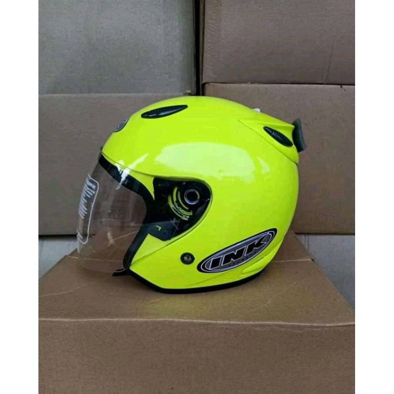 Jual HELM CENTRO KUNING STABILO GRADE ORI SNI | Shopee Indonesia