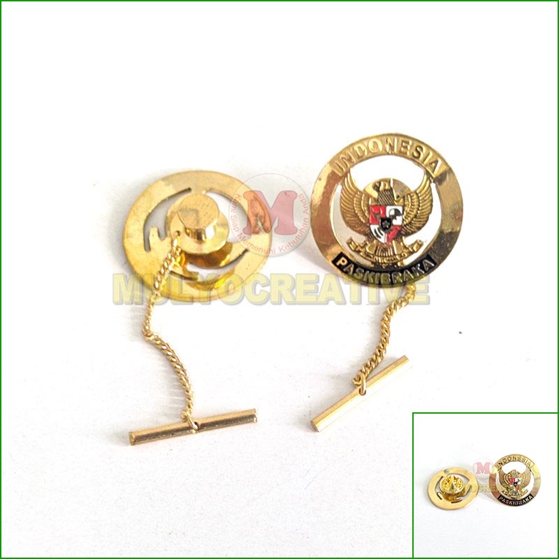 Jual Pin Paskibraka - Pin Paskibra Indonesia Model Bulat Rantai ...