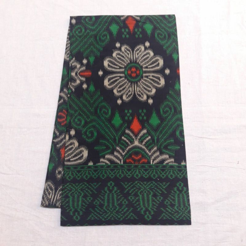 Jual KAIN BATIK WARNA HIJAU IJO BATIK PRINT TOSCA SERAGAM BRIDESMAID ...