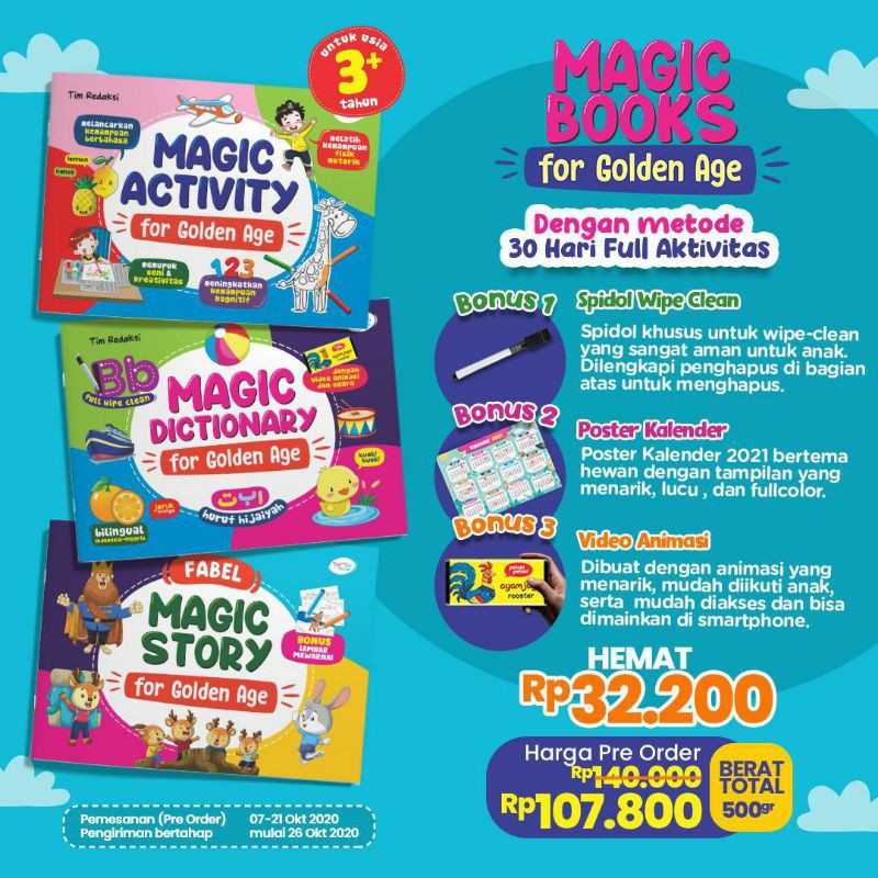 Jual Magic Book For Golden Age Shopee Indonesia