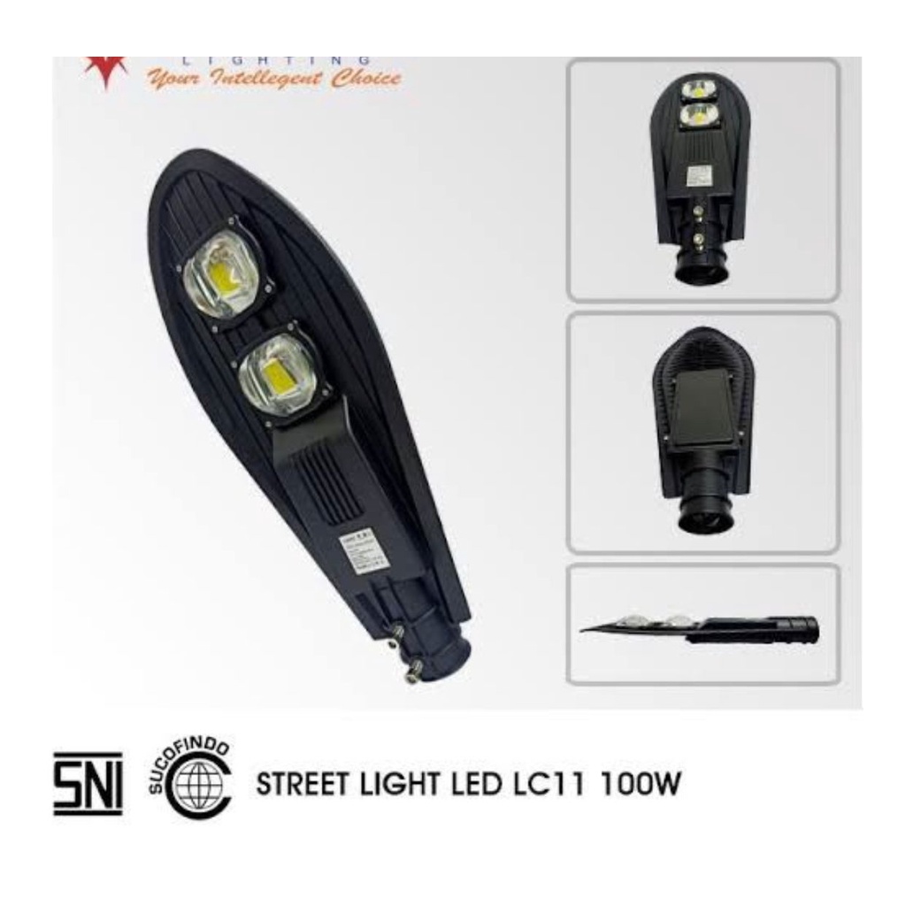 Jual lampu jalan pju 50w 100w 150w 150 100 50 watt led pju street light ...