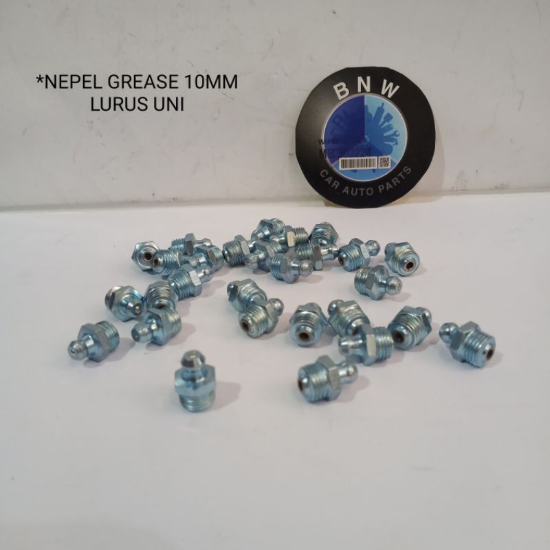 Jual NEPEL GREASE / NEPEL GEMUK 10MM LURUS UNIVERSAL GARANSI | Shopee ...