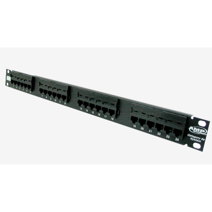 Jual AMP Patch Panel 24 port Cat5 ORI | Shopee Indonesia