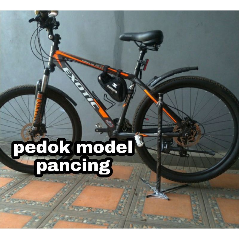 Jual standar Paddock pedok sepeda model pancing / bike stand | Shopee ...