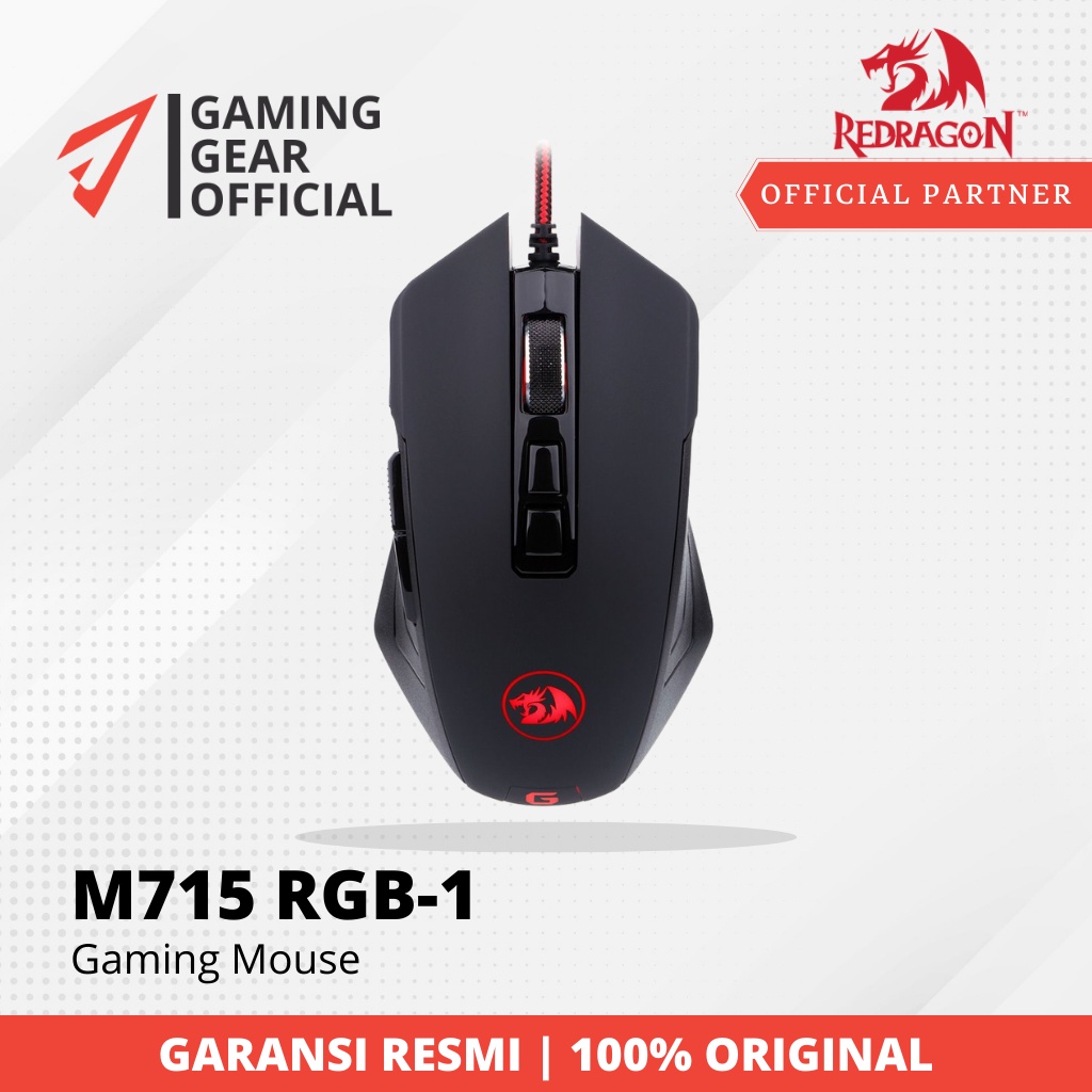 Jual [100% ORI] Redragon Gaming Mouse DAGGER 2 - M715 RGB | Shopee Indonesia