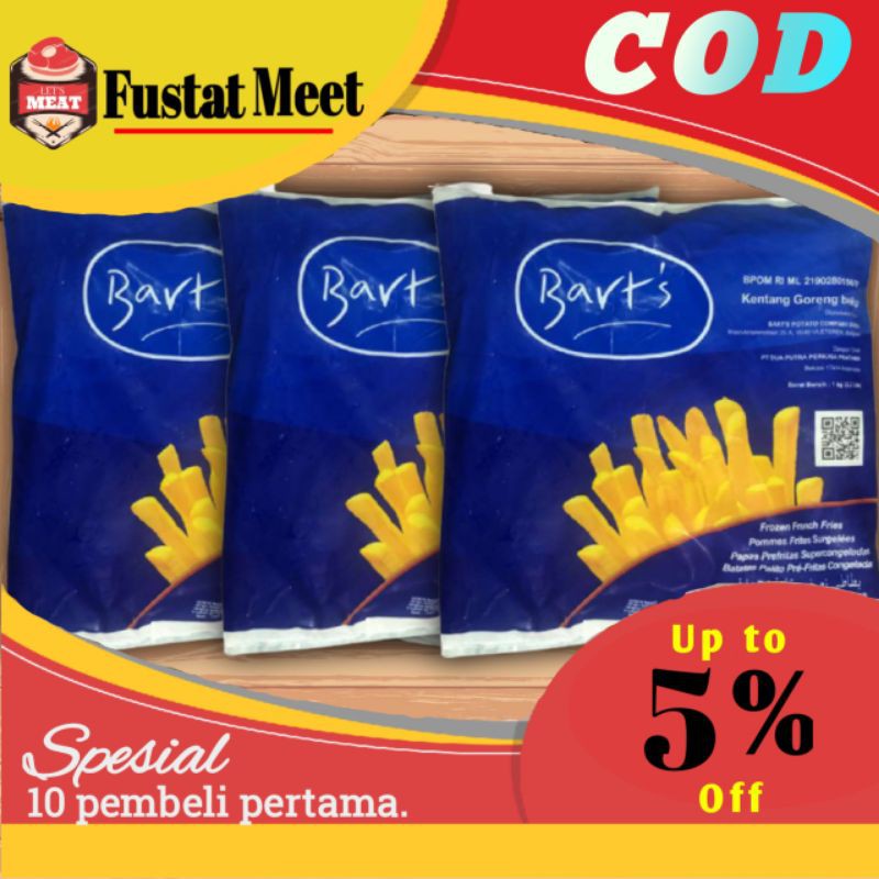 Jual TERMURAH kentang frozen 1kg makanan frozen frozen food bandung ...