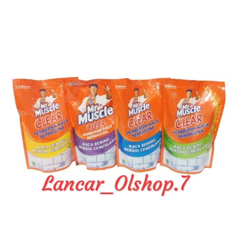 Jual MR MUSCLE CLEAR KACA / PEMBERSIH KACA ( 440ML ) | Shopee Indonesia