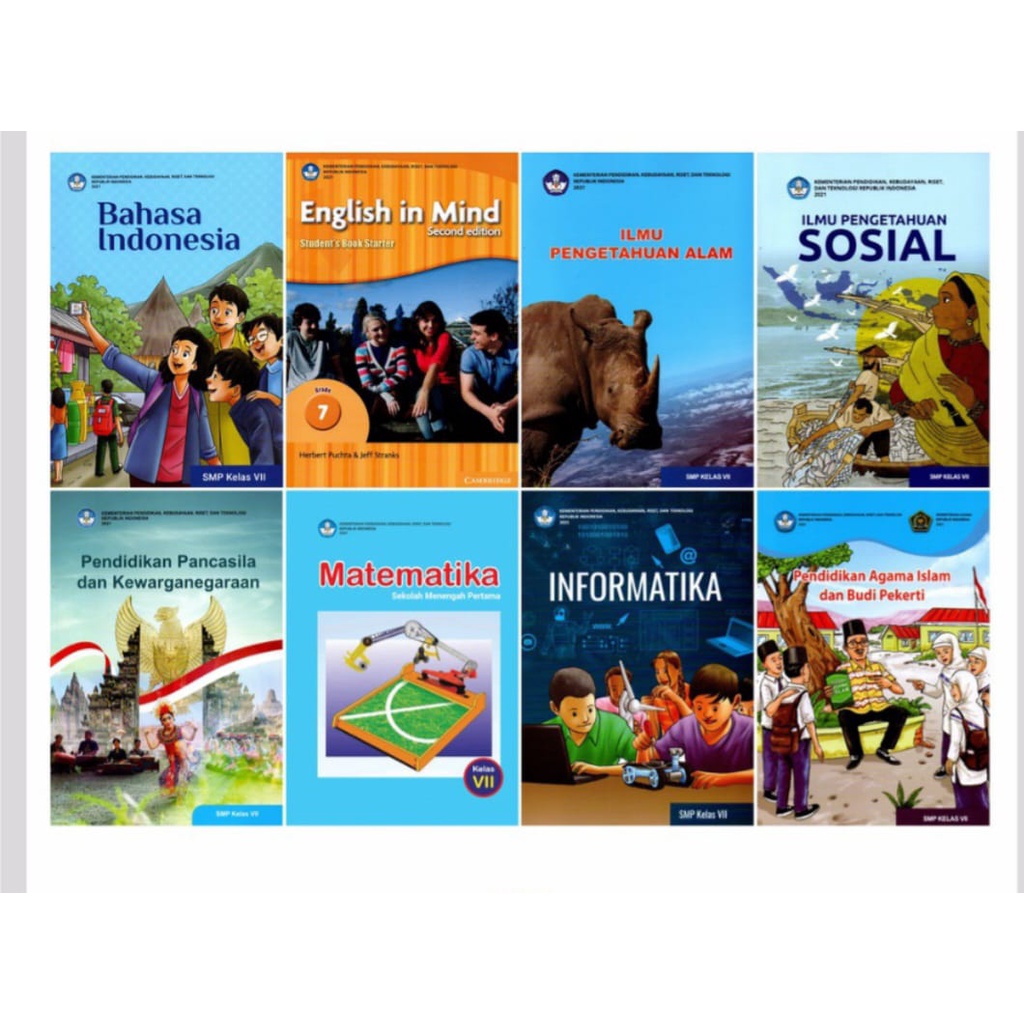 Jual Paket Buku Teks Utama Siswa SMP/MTs Kelas 7 Kurikulum Merdeka ( 7 ...