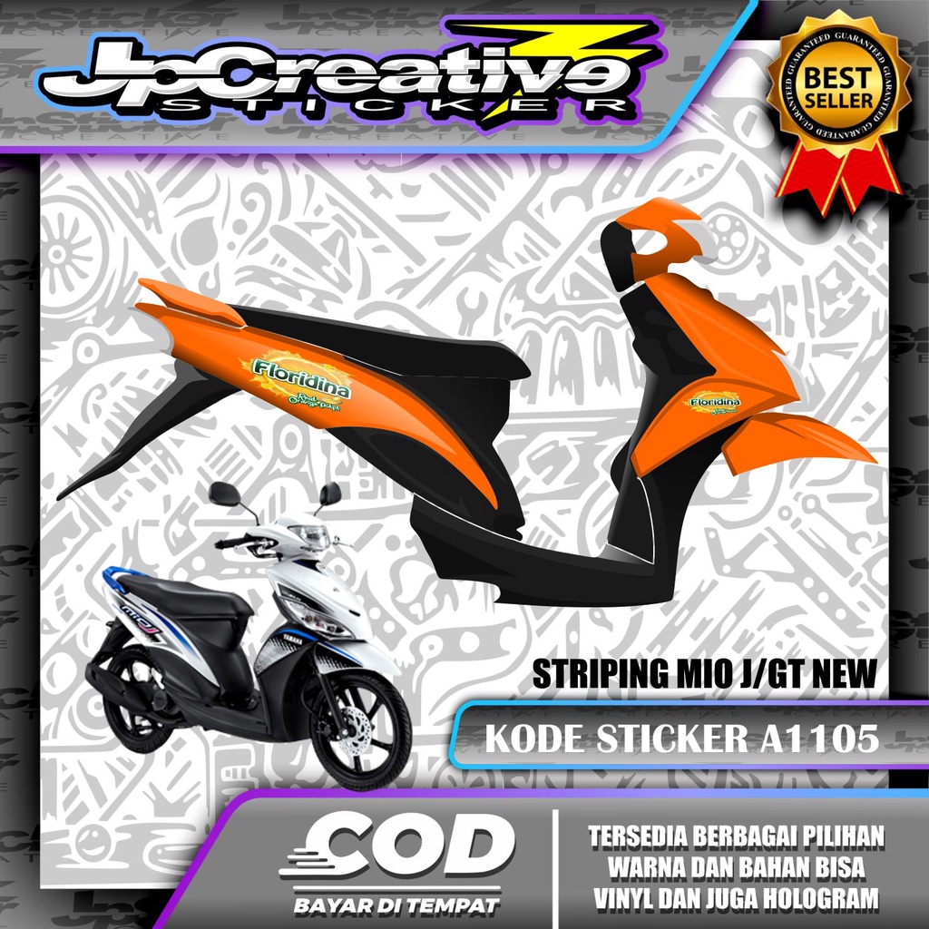 Jual STICKER VARIASI LOGO FLORIDINA ALL MOTOR BONIUS LAMINASI | Shopee ...