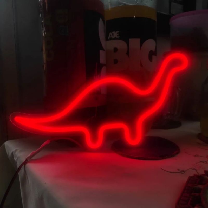 Jual neon sign dino dinosaurus dinosaur | Shopee Indonesia