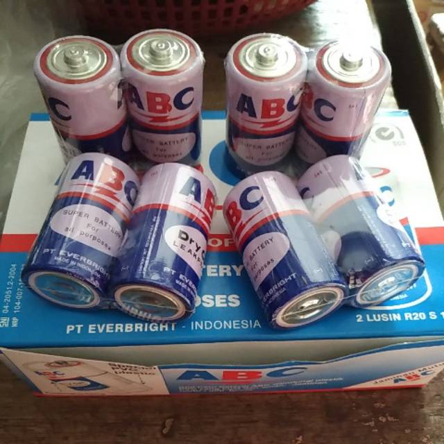 Jual Baterai ABC Besar R20 | Shopee Indonesia