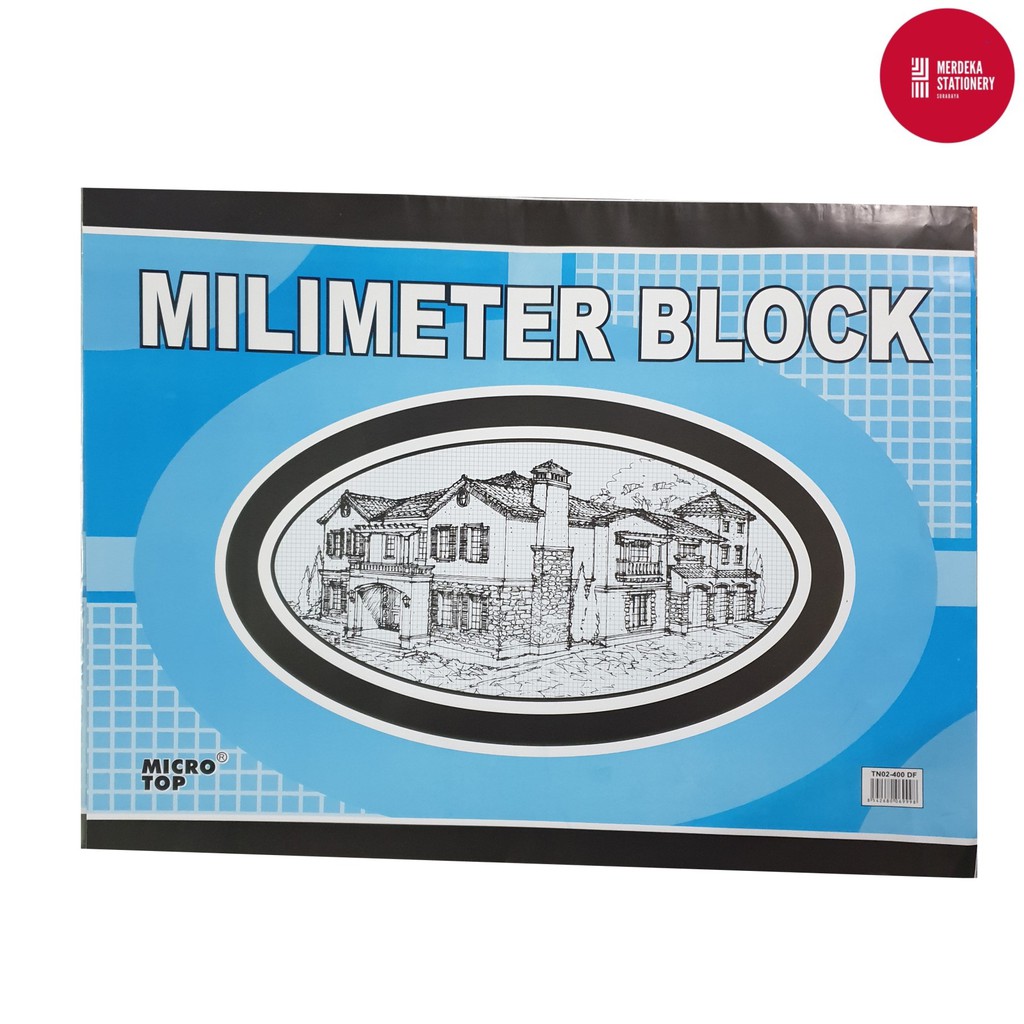 Jual Kertas/Buku Milimeter Block/Blok Microtop A3 8 lembar 297x420mm ...