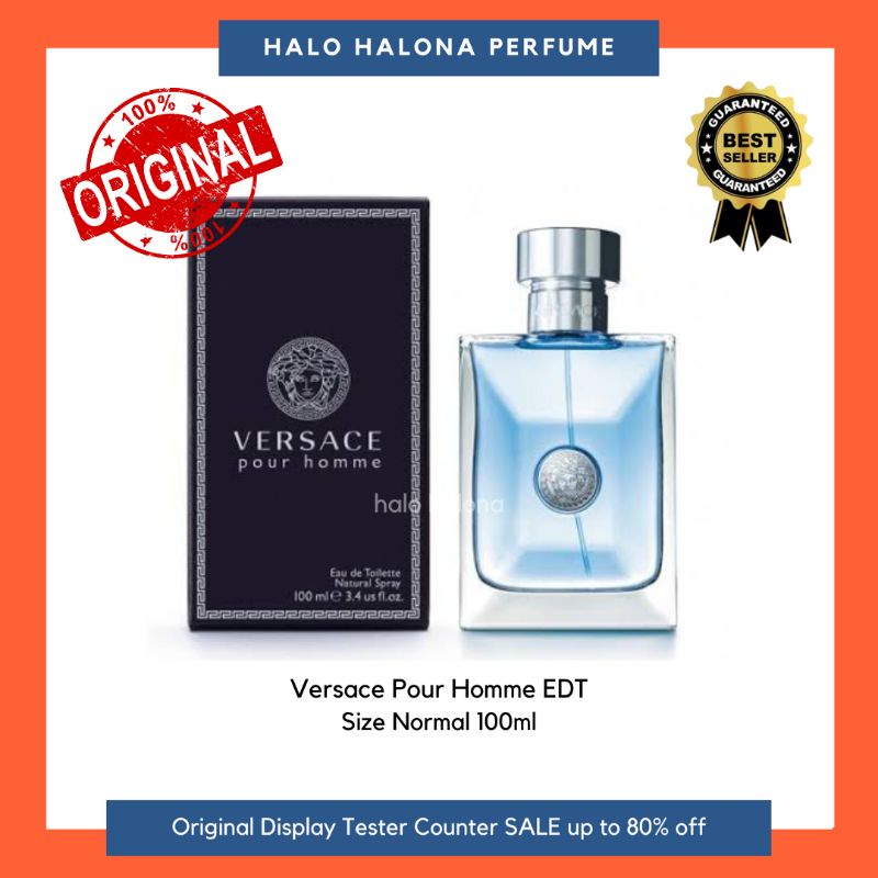 Jual Versace Pour Homme EDT Box Segel Parfum Original Authentic Tester ...